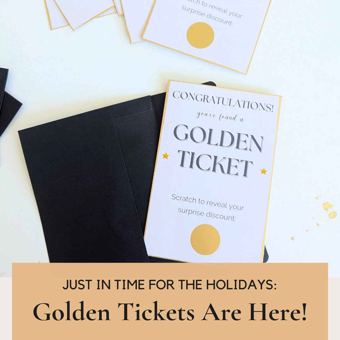 Golden Tickets Are Here: A Holiday Treat Just for You – Janery